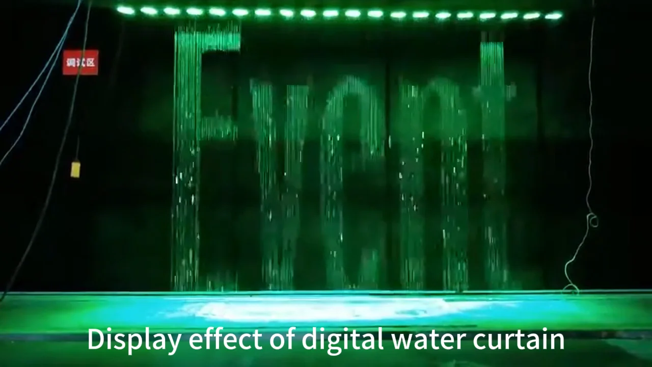 Modern Design Magic Graphic Digital Water Curtain System Control For Outdoor Stone Fountains For ...