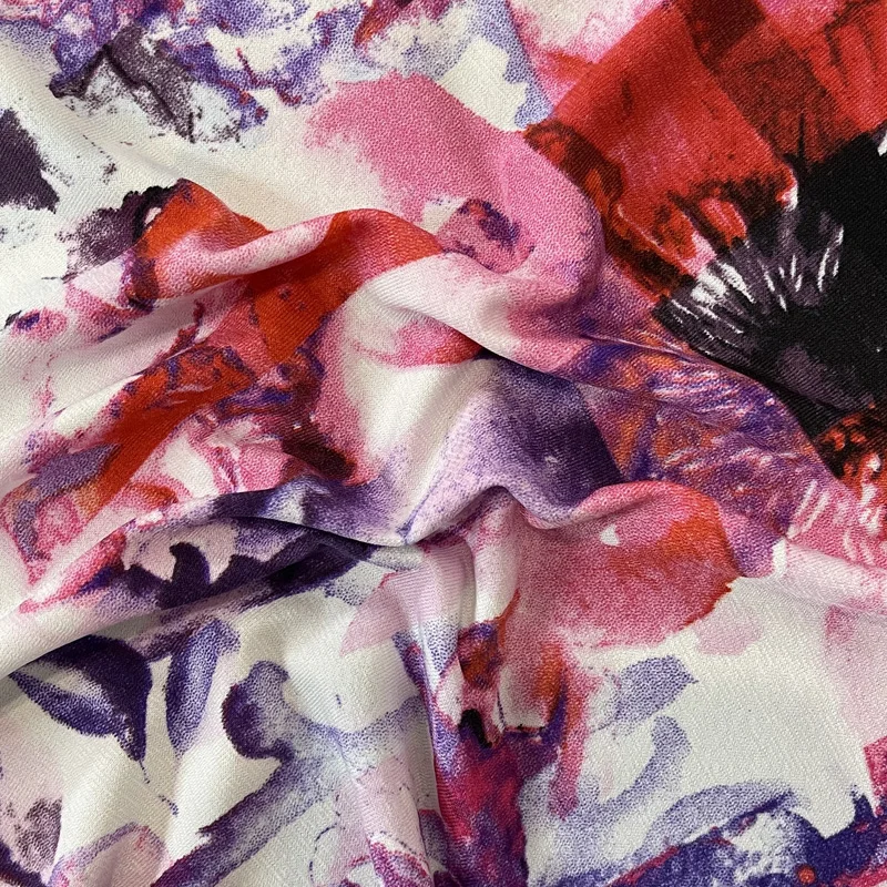 Custom Pattern Prints Printed ITY Polyester Spandex Knit Stretch ITY ...