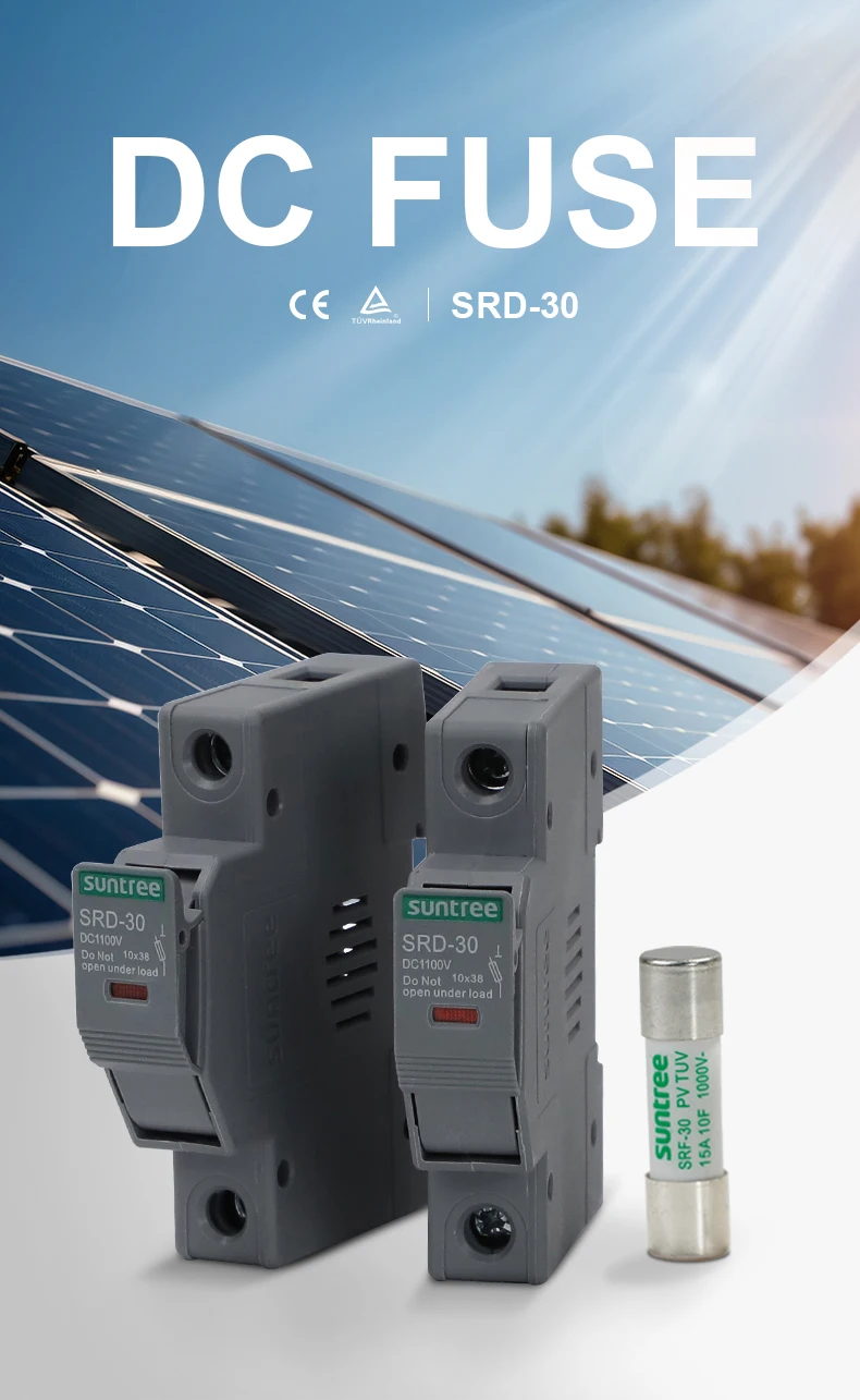 Tuv Certificate Solar Pv Dc 1100v Fuse 1a To 30a Pv 10*38mm For Solar System Protection Fast ...