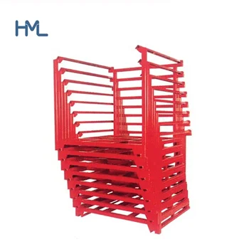Warehouse Welded Industrial Metal Pallet Nestainer Stacking Racking ...