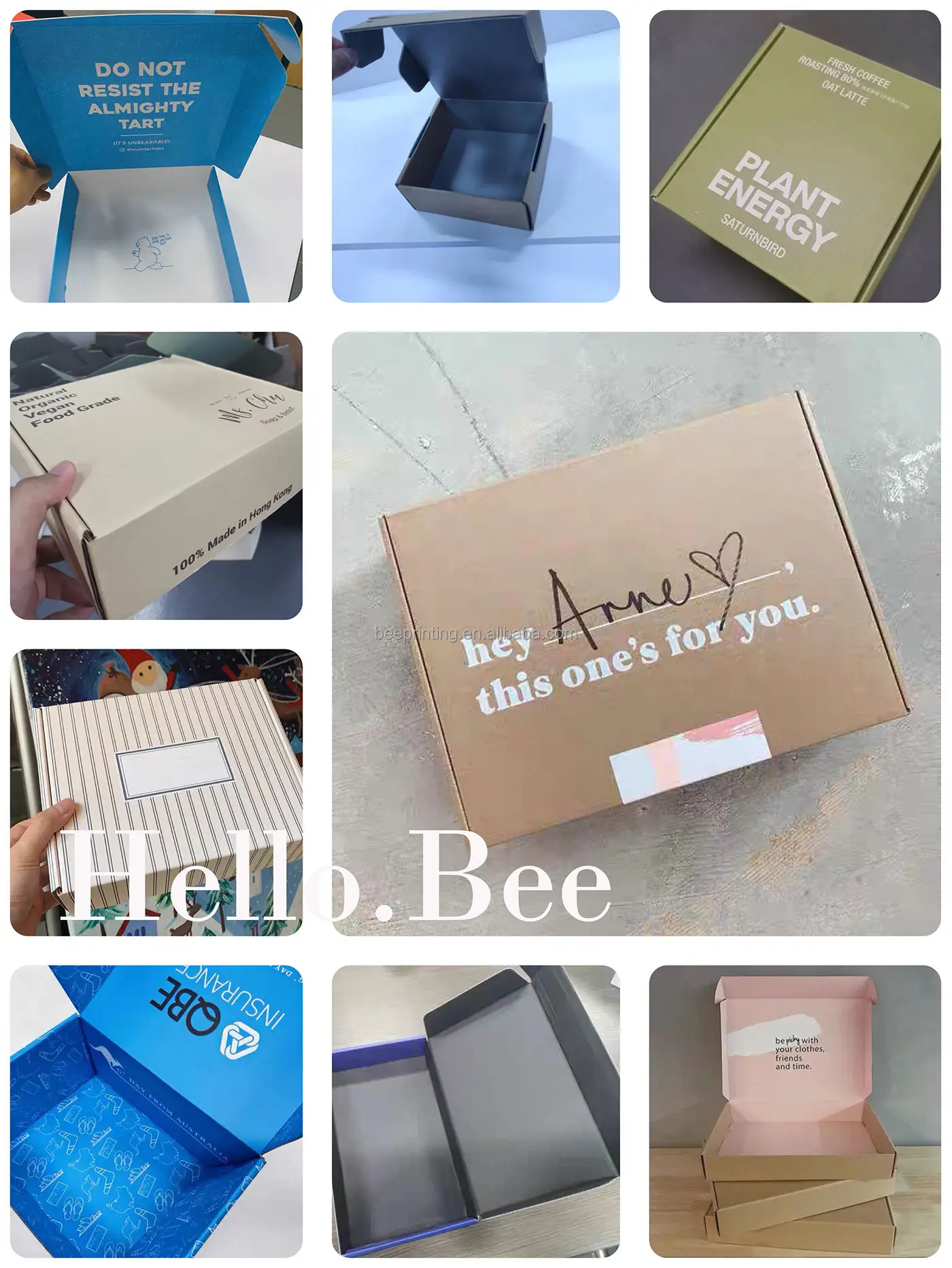 Free Design Cute Pink Anime Girl Custom Eco Corrugated Paper Mailing ...