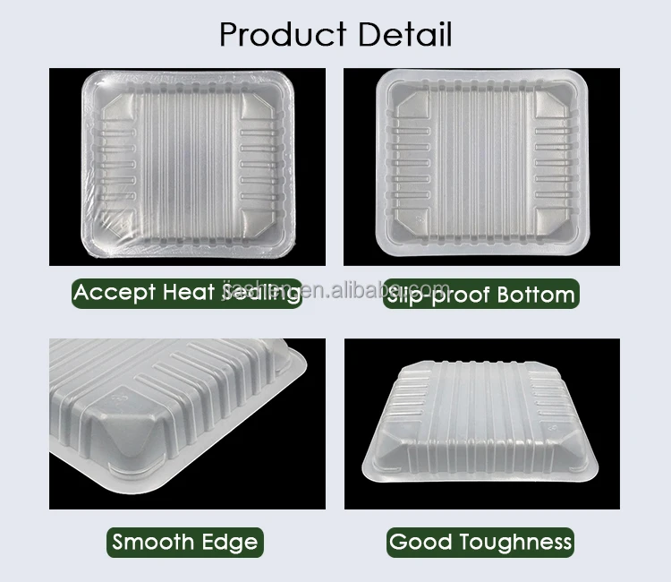 Disposable Meat Packaging Trays Eco Map Pp/pe/evoh Custom Food Trays ...