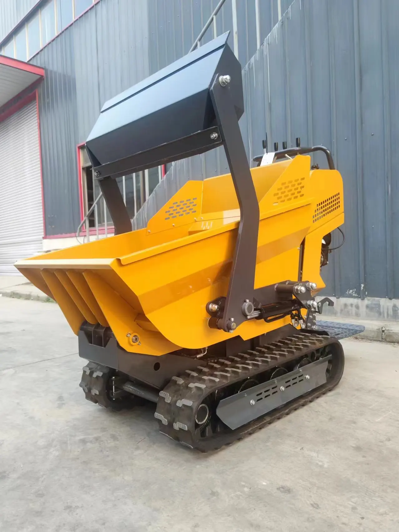 Tide CE EPA 500kg Small Dumper Gasoline Motor Powered Mini Wheelbarrow ...