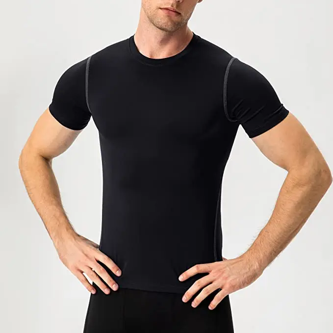 Trevira Polyester Elastan Men's Athletic Shirts - Quick Dry