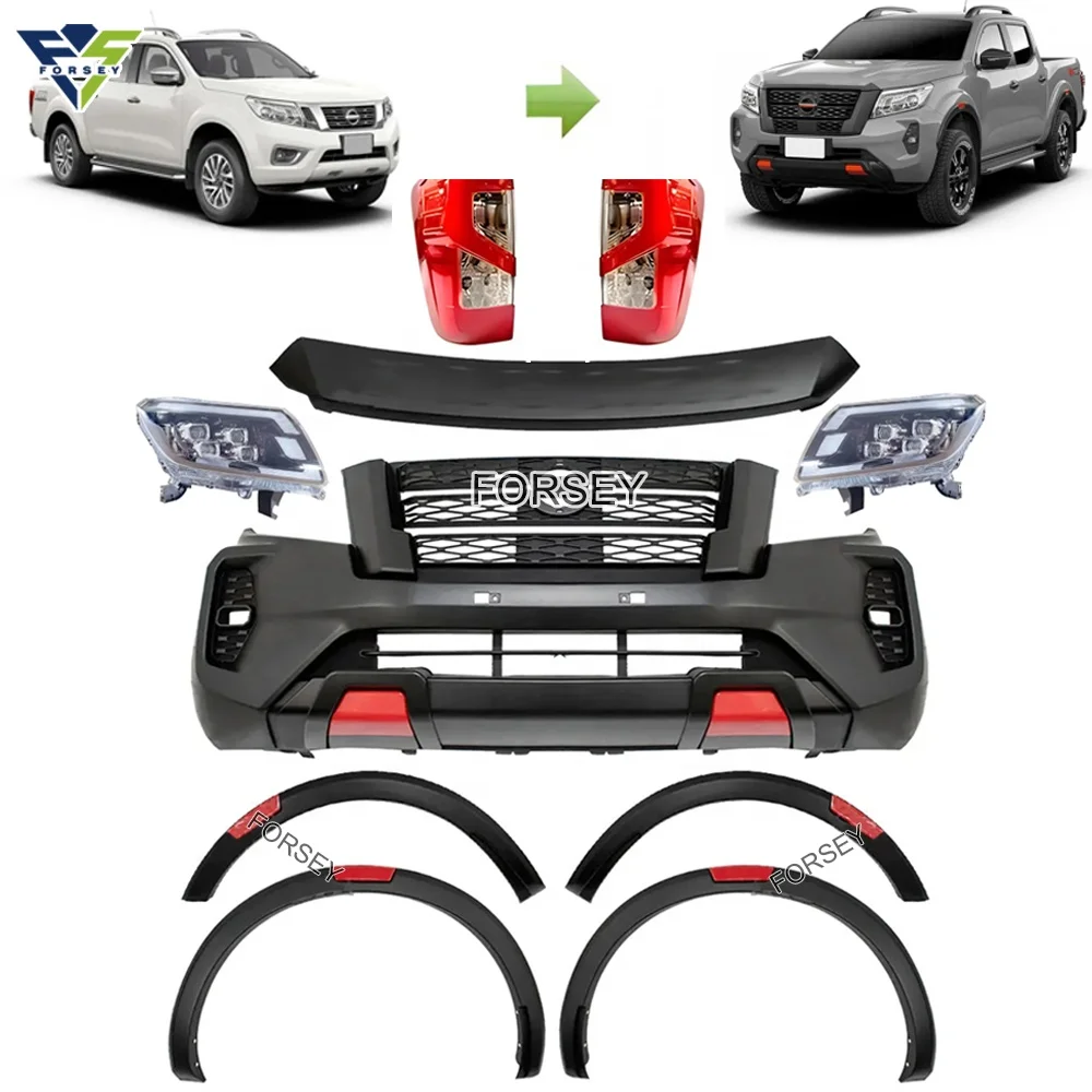 Car Front Facelift Bumper Grille Bodykit For 2016+ Ni-ssan Navara Np300 ...