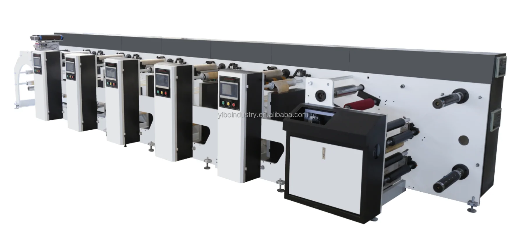 Flexo Printing Machine Flexo UV Sticker Label Flexographic Printing ...