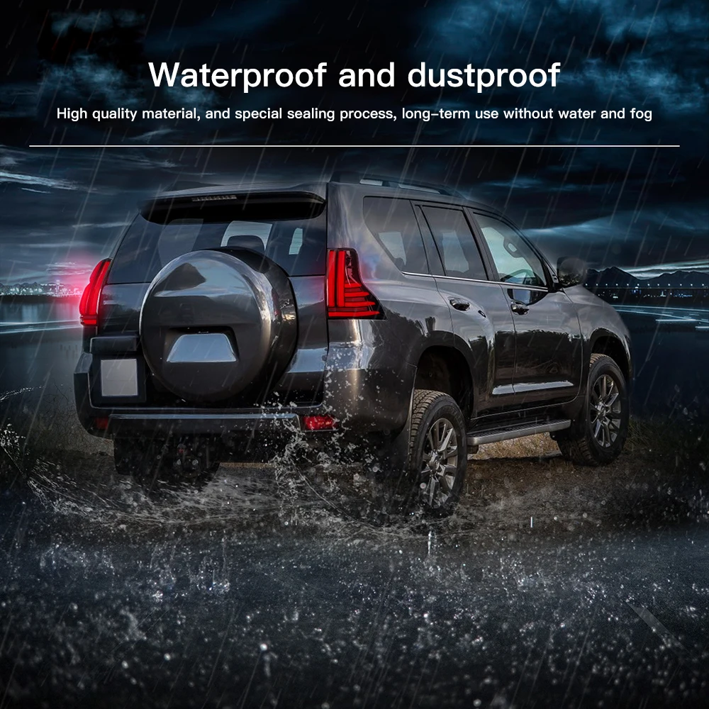 Car LED Tail Lights for Lexus GX 460 2010-2021 Rear Lamp Animation ...