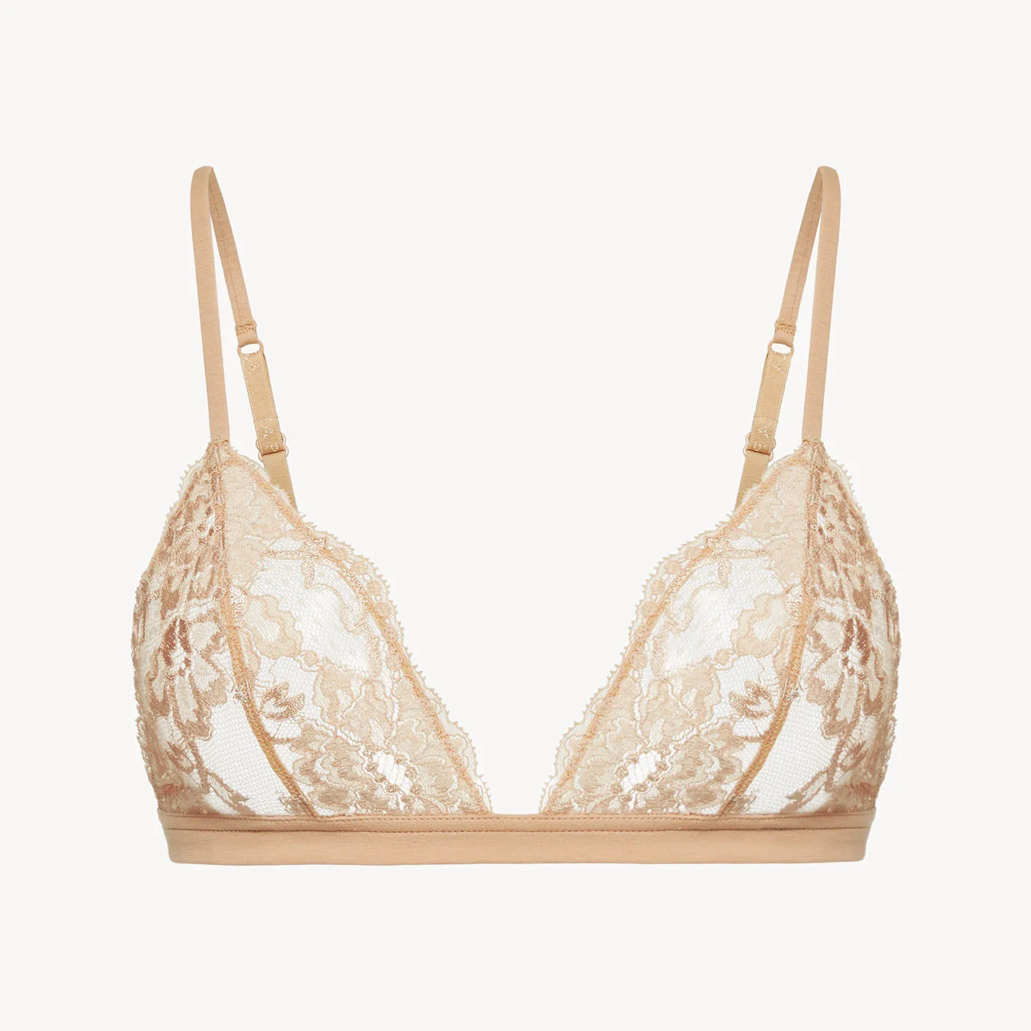 Hook and Eye Closure at Back Pumping Bralette Perfect Collaboration of ...