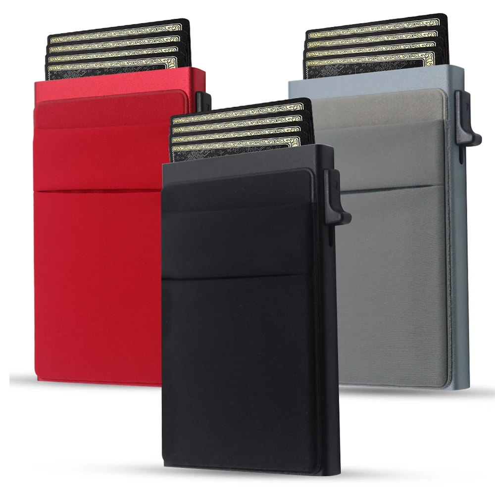 Aluminum RFID Blocking Card Holder - Ultra Slim & Secure