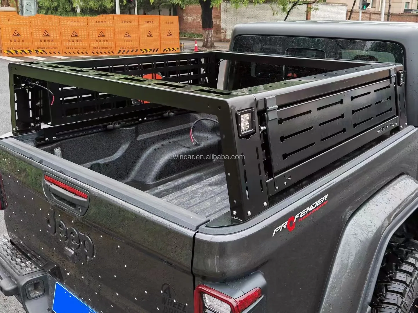 Universal Truck Bed Rack with Storage Box - Steel Material