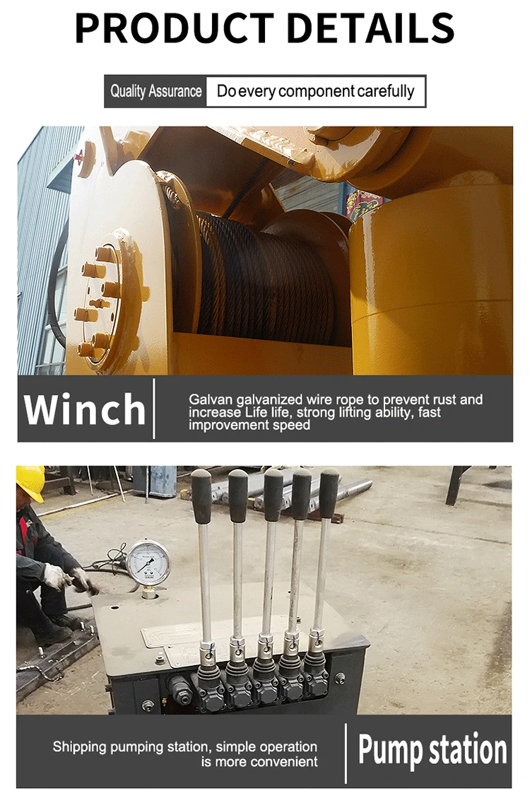 10 Ton Marine Ship Deck Harbor Crane With Hydraulic Pump Station 380v ...