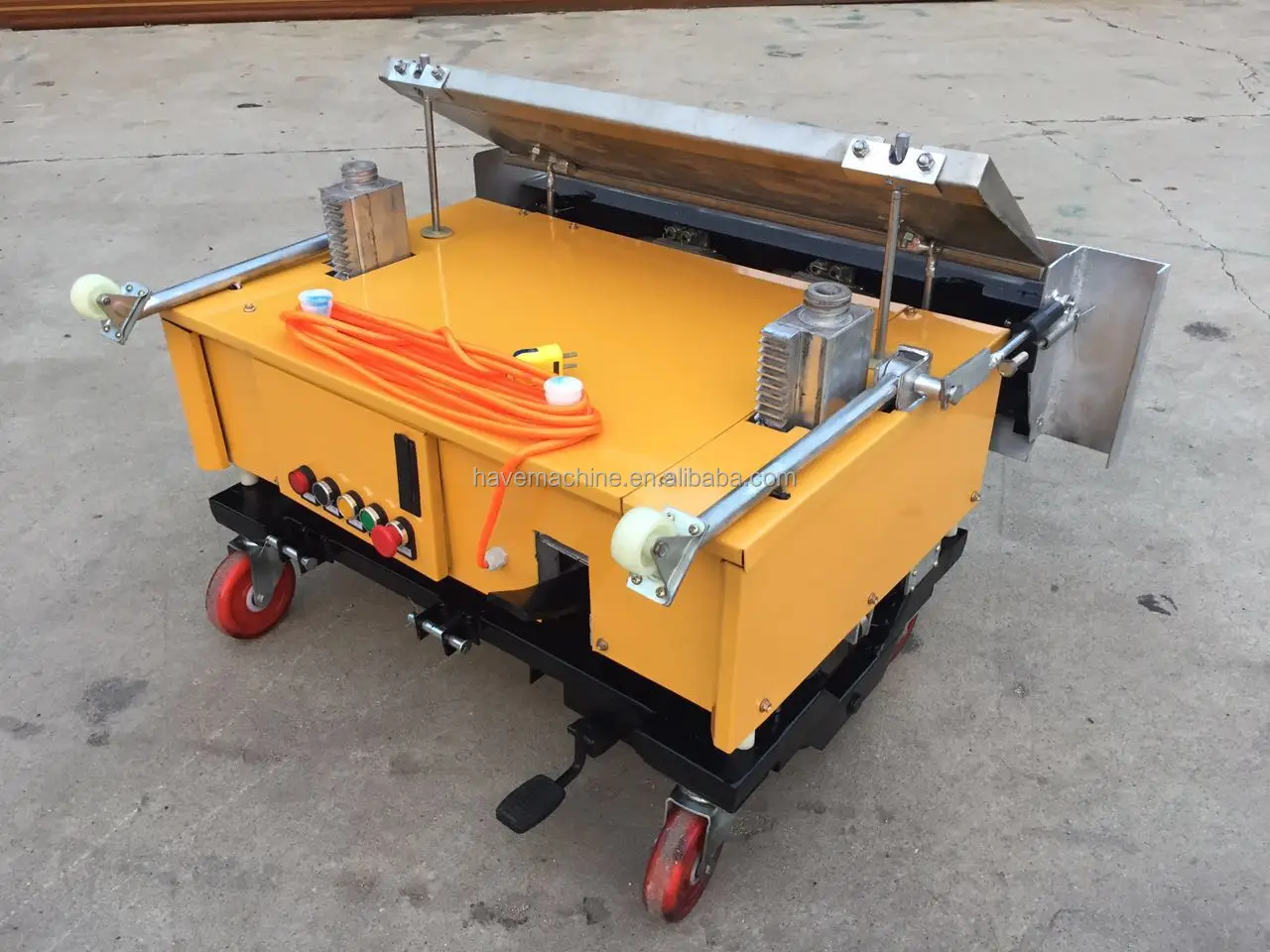 Concrete Rendering Automatic Mini Cement Plaster Wall Plastering ...