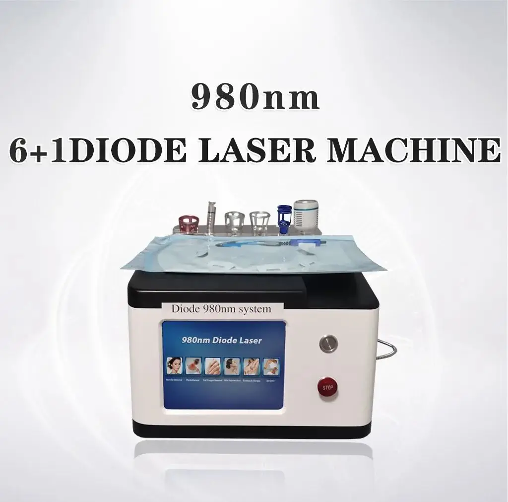 Original 980nm +1470nm Diode Laser For Hemorrhoids Surgery Skin/EVLT/PLDD/Dental Tightening ...