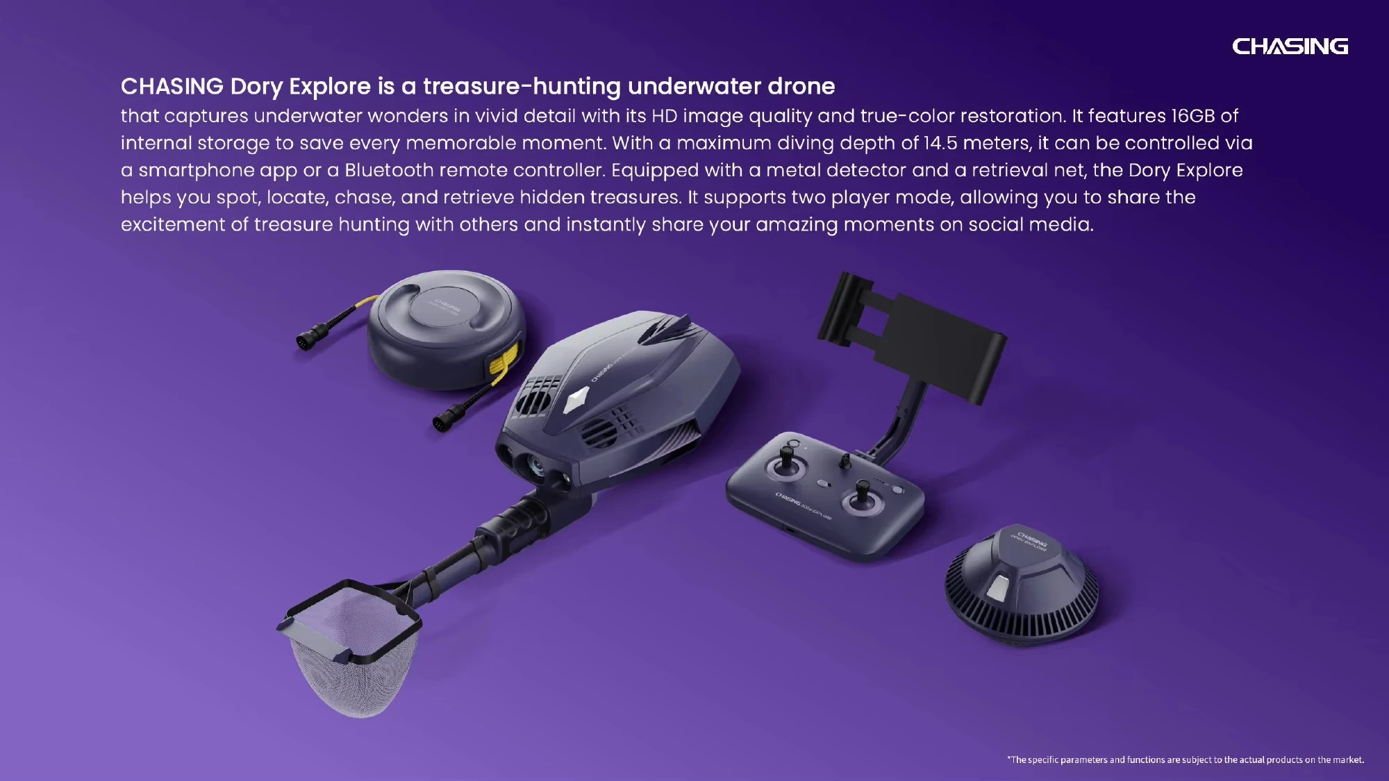 CHASING Dory Explore Underwater Exploration Treasure Hunting Drone ...