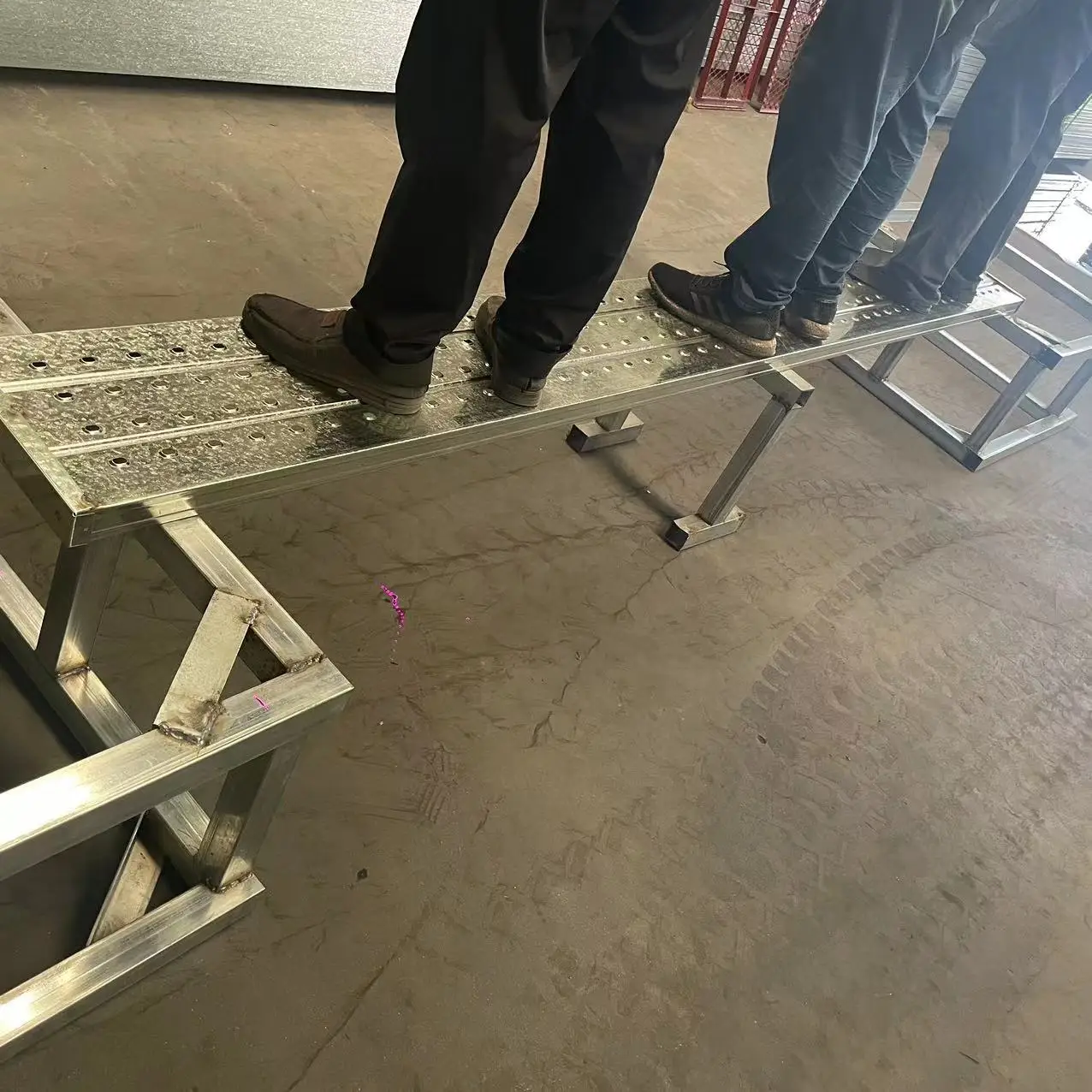Derfon Galvanized Scaffolding Metal Plank Steel Springboard Steel ...