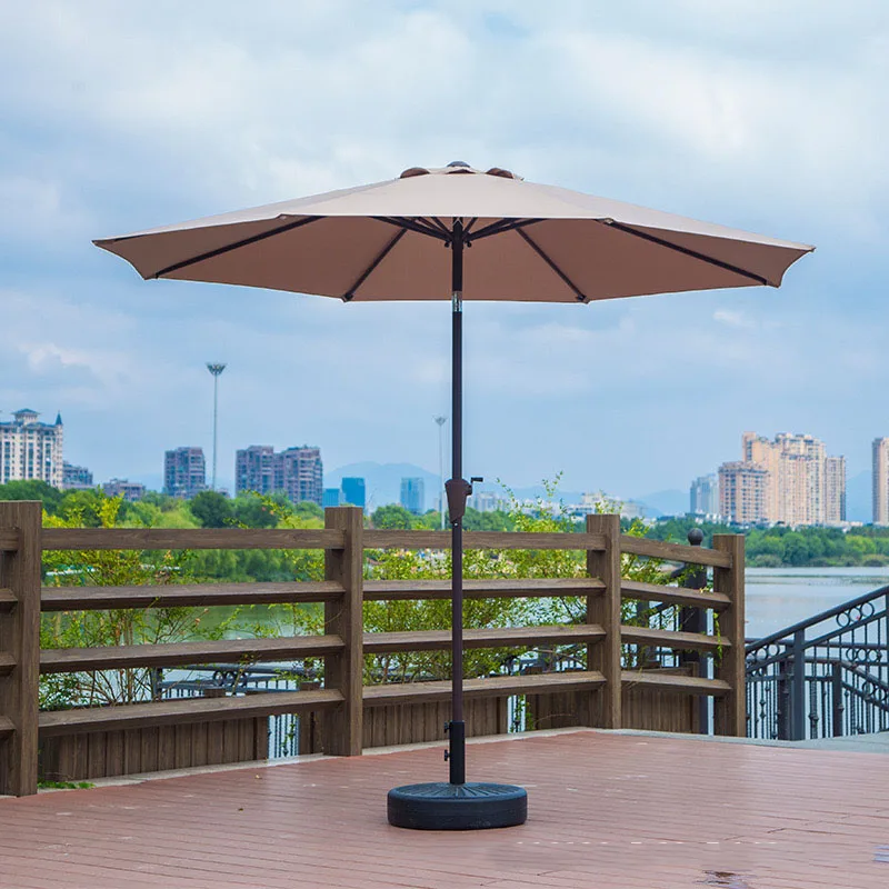 Steel Patio Umbrella Outdoor Garden Umbrellas Large Garden Umbrella ...