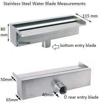 Outdoor Garden Features Modern Design Metal Waterfall Led Multi-color ...