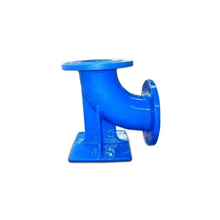 ISO2531 Ductile Cast Iron Pipe Fitting - 90° Double Flanged Duckfoot Bend