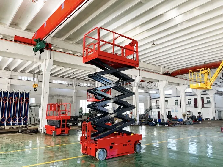 Small Mini Lifting Platform Self Propelled Electric Battery Powered ...