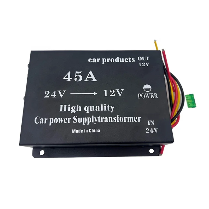 High power car transformer DC buck converter 45A car step down ...