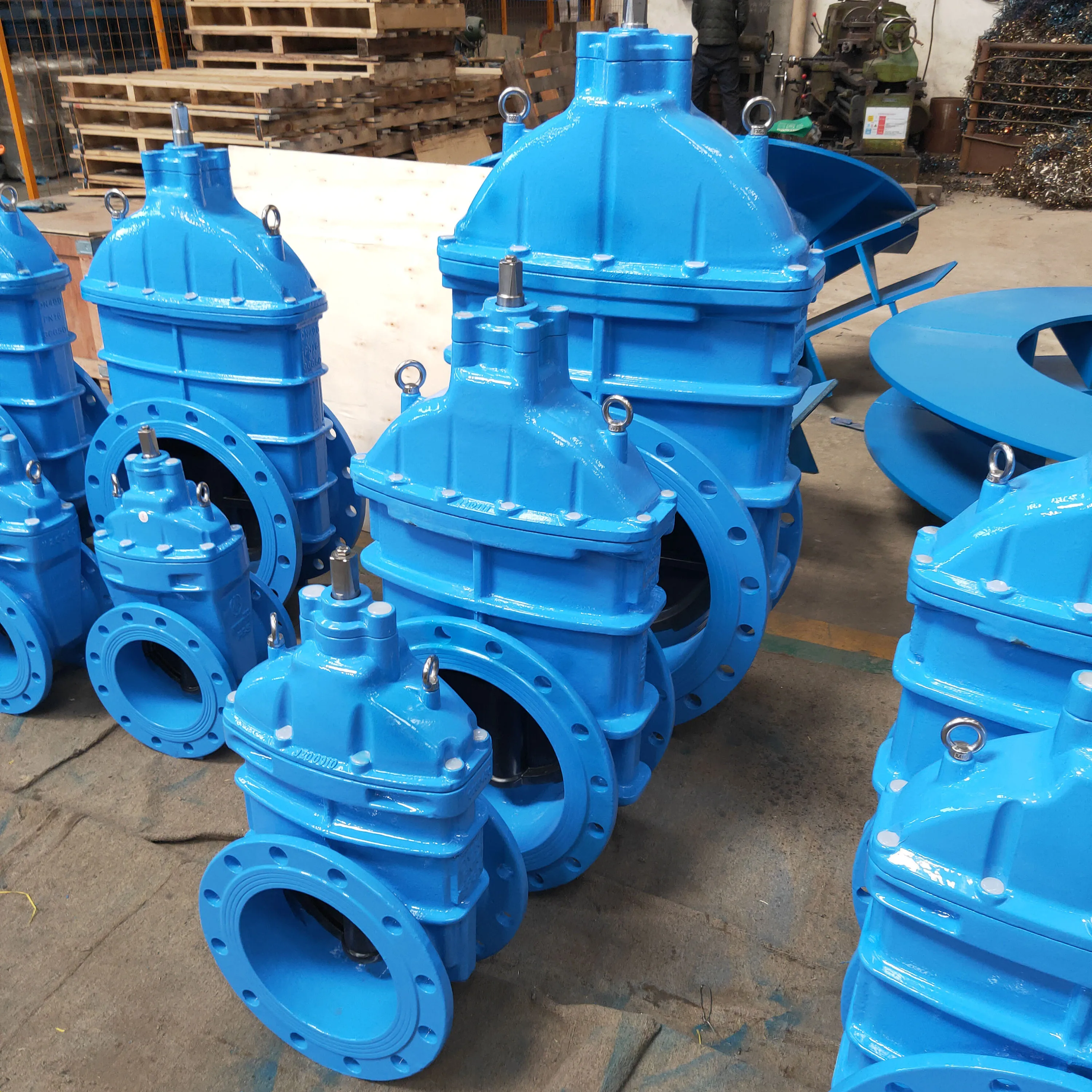 DN40~DN700 PN10 PN16 Ductile Cast Iron Double Disc One-way Dual Non ...