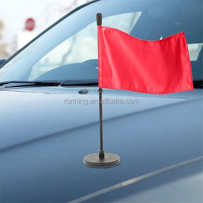 Magnetic Car Flags - Custom Designs & Adjustable Features