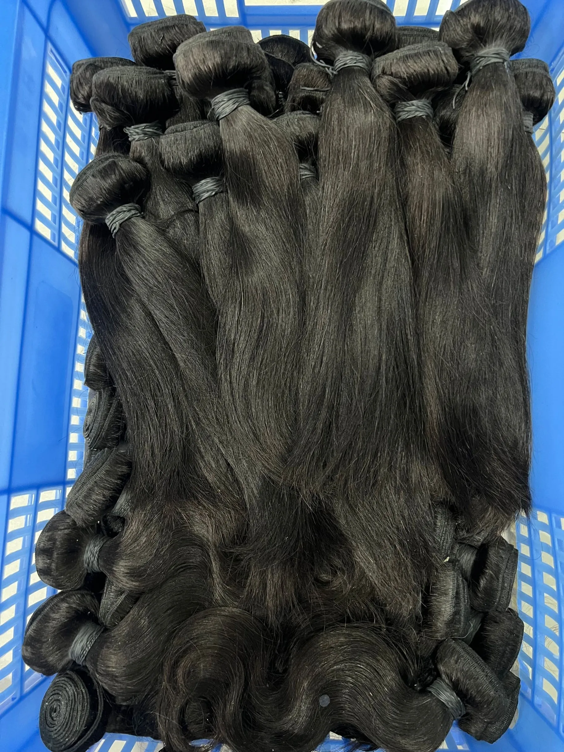Double Drawn Virgin Hair Bundles - Soft, Silky, and Durable