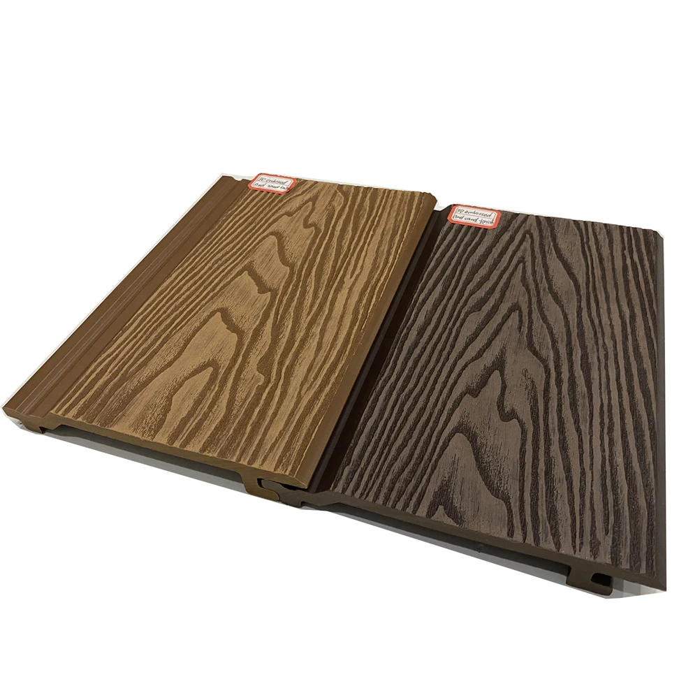 Outdoor Exterior Wall Cladding Waterproof WPC 3D embossed Wall Panels ...