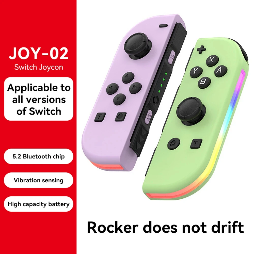 Rgb Controller For Nintendo Switch Controller For Switch Joycon For Ns Switch Pro - Buy For ...