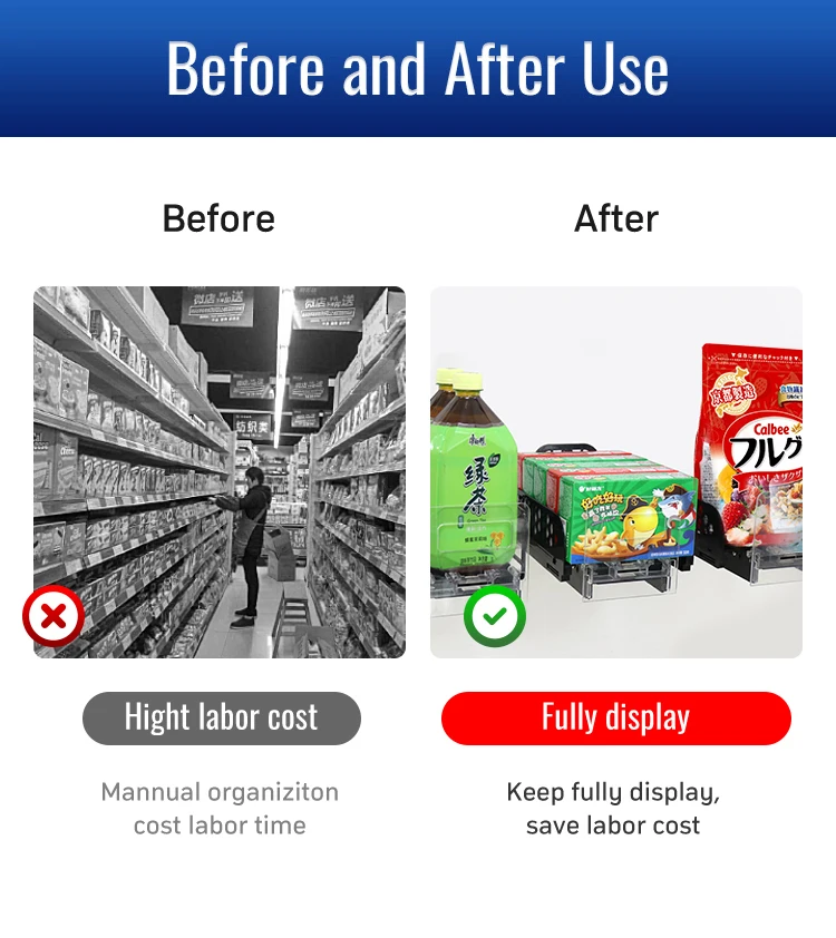 Supermarket Metal Spring Loaded Shelf Pusher - Buy Spring Loaded Shelf ...