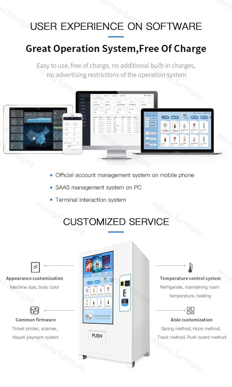 Vending Machine With Touch Screen Vending Machine With Elevator For ...