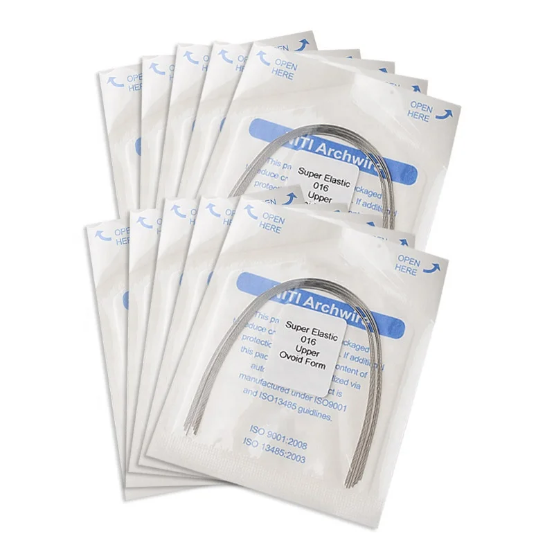 Orthodontic NITI Super Elastic Archwire 016Uper Dental Arch Wires ...