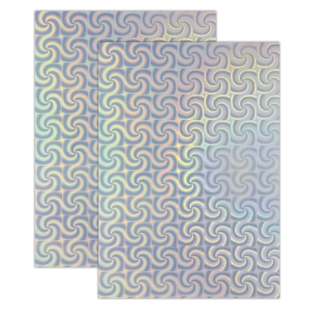 A4 A3 Lembar Stiker Vinil Hologram Dapat Dicetak,Kertas Stiker Tahan ...