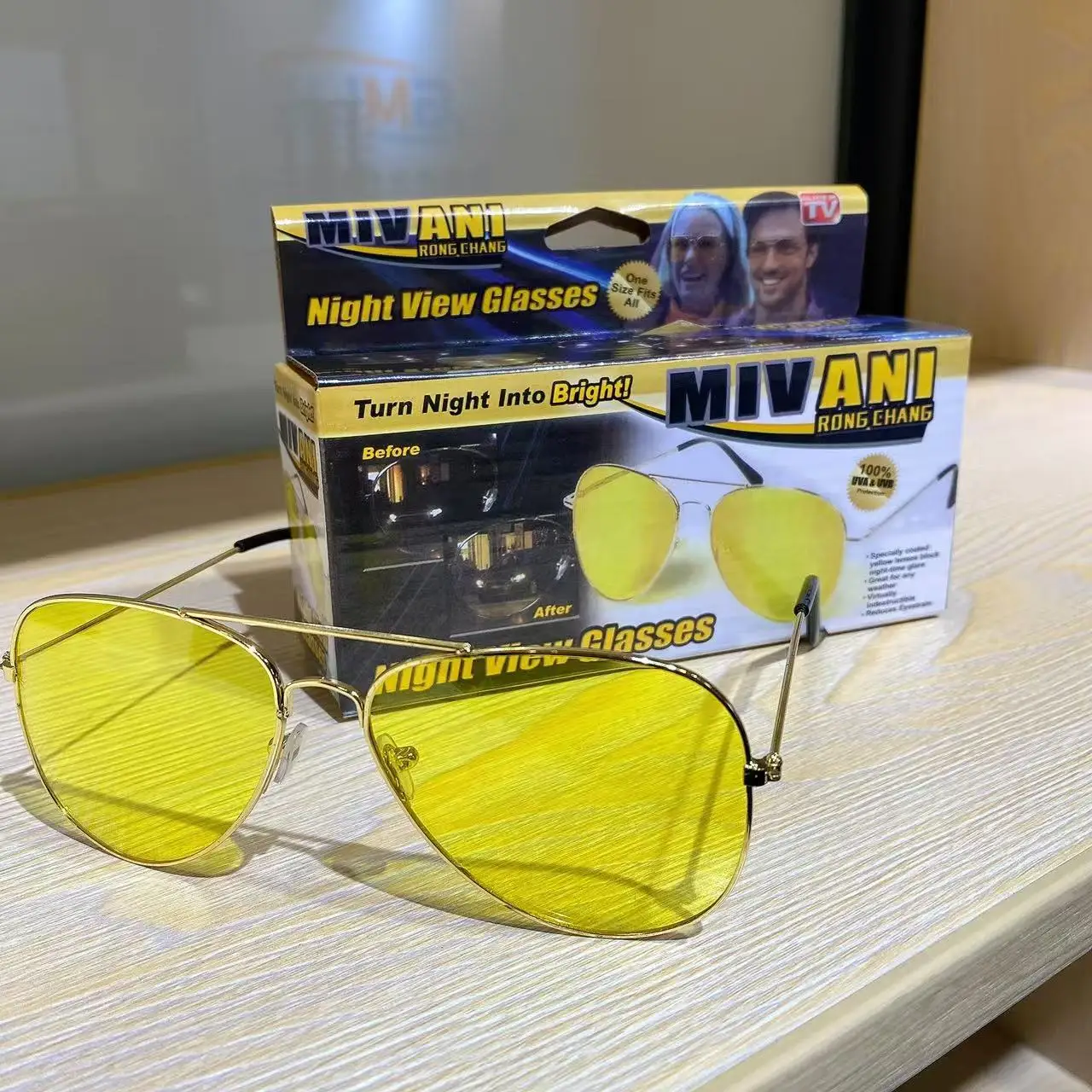 Car View Sunglasses🍧Wholesale Custom Men Women Car Drivers Alloy Night ...