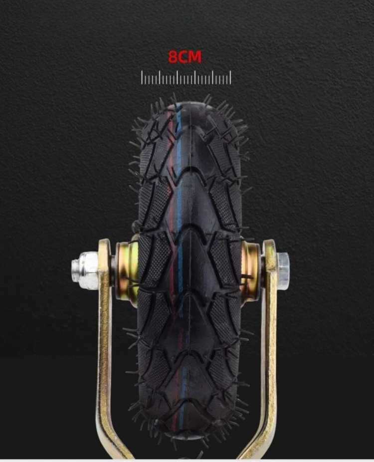 Rueda de goma neumática 2,50-4 neumático de goma inflable 8 pulgadas ...