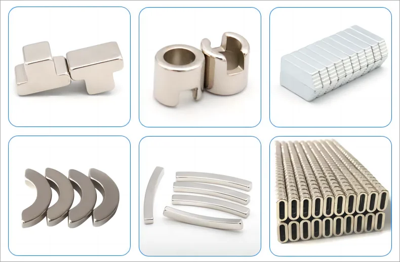 Strong Permanent Magnetic Materials Rare Earth Ndfeb Square Magnets ...