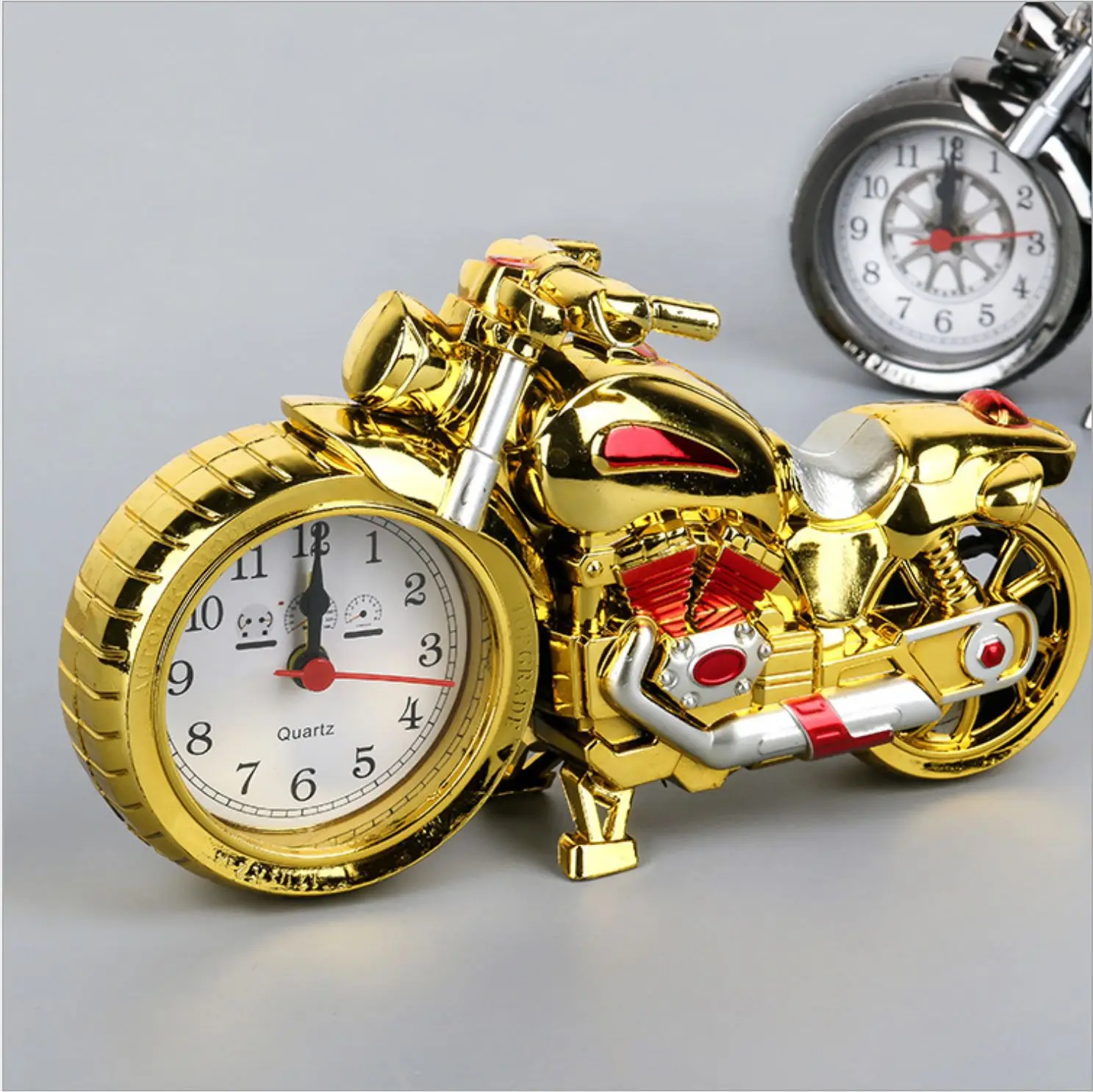 Mini Alarm Clock Motorcycle Alarm Clock Exquisite Motorcycle Shape Home ...