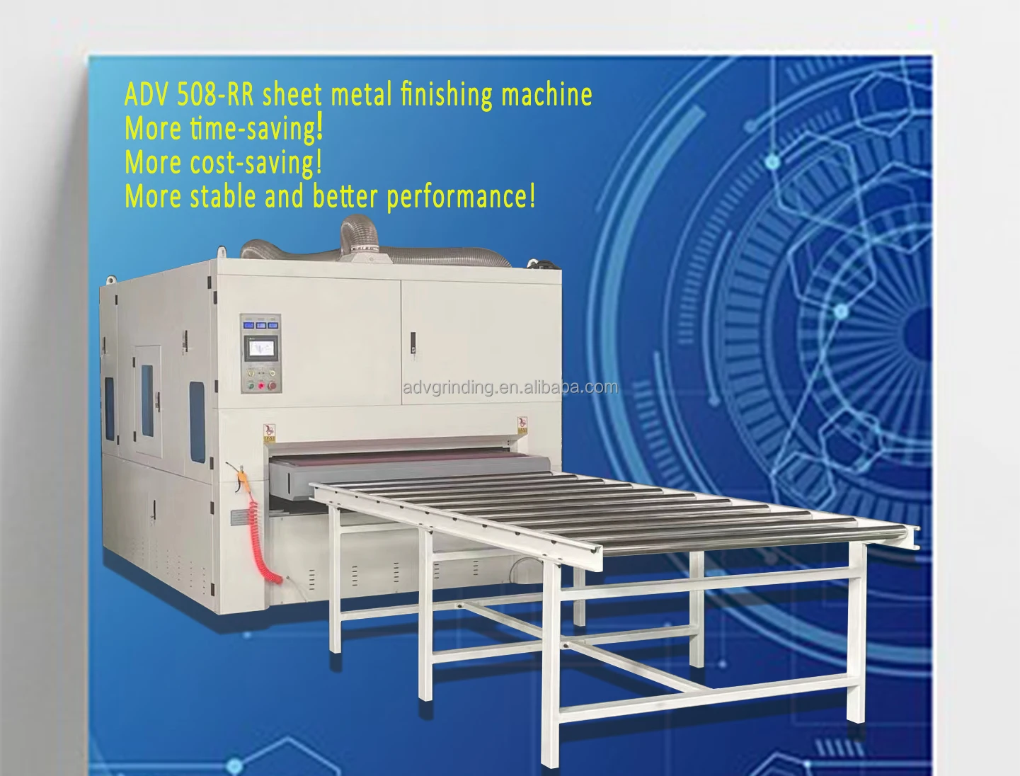 Wet Wide Belt Sheet Metal Surface Deburring Finishing Polishing ...