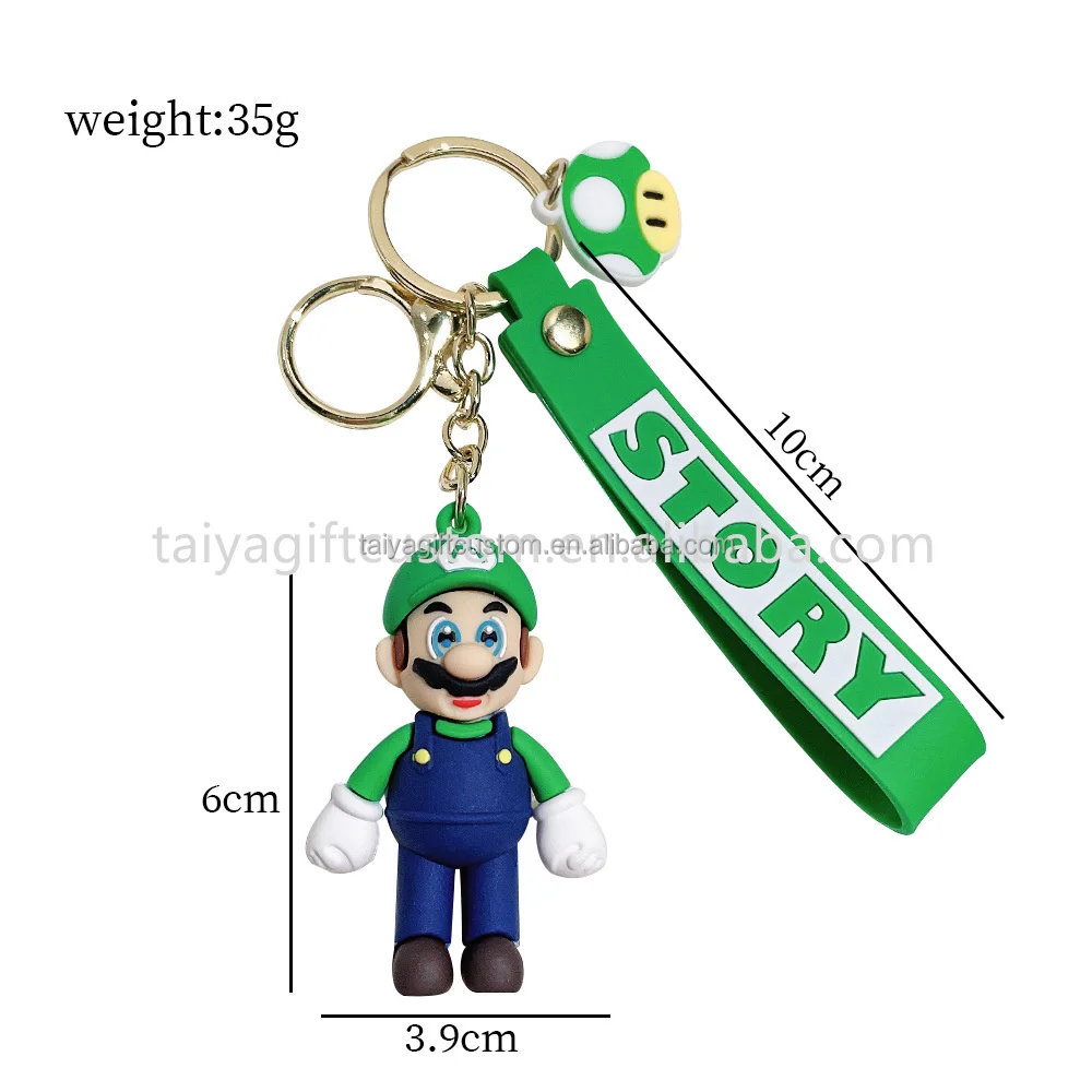 2023 Wholesale 3d Creative Ty-super Mario Gift Key Chain Gift For ...