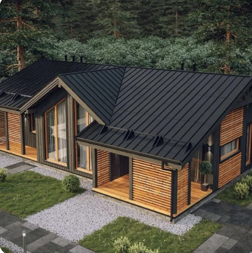 Luxury Modern Customized Pine Hot Sell Log Kit Home Promotion