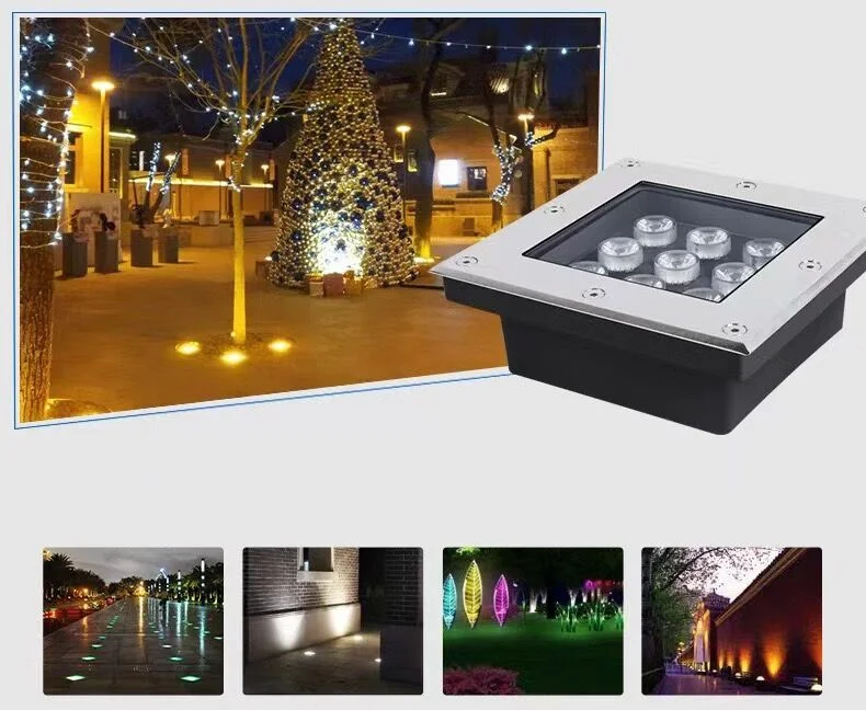 Different Power Optional Square Outdoor Buried Lamp High-power And High ...