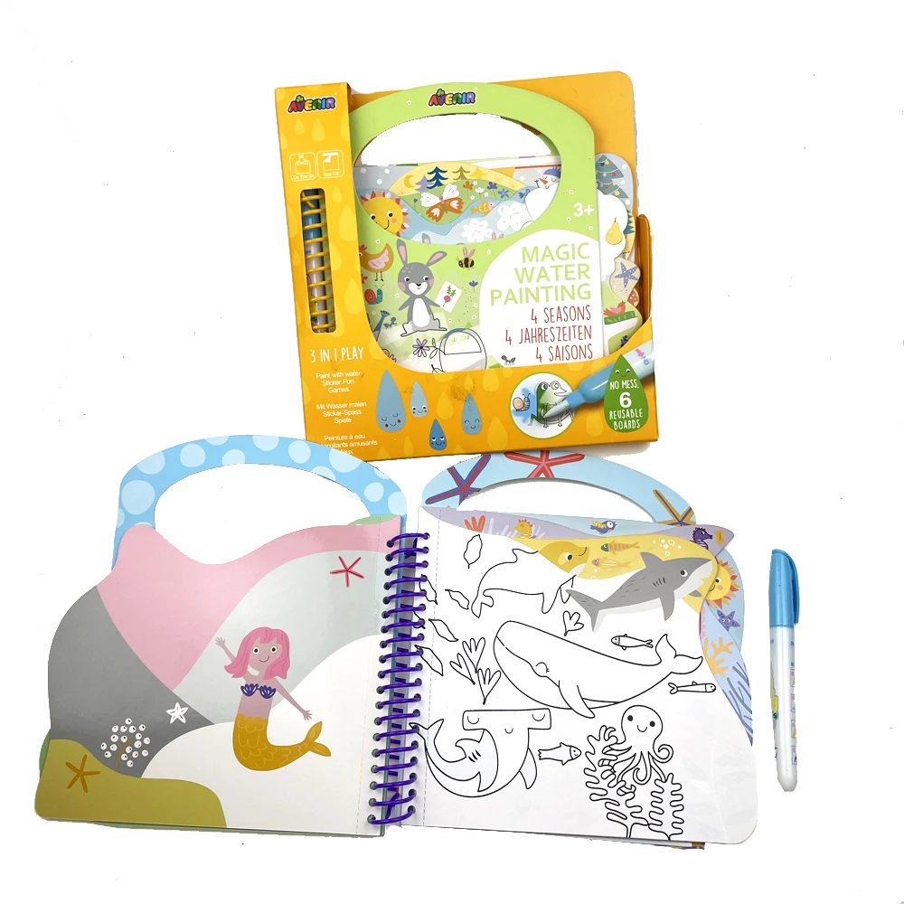 Art Drawing Coloring Manga Book - Rainbow Magic Scratch Paper for Kids