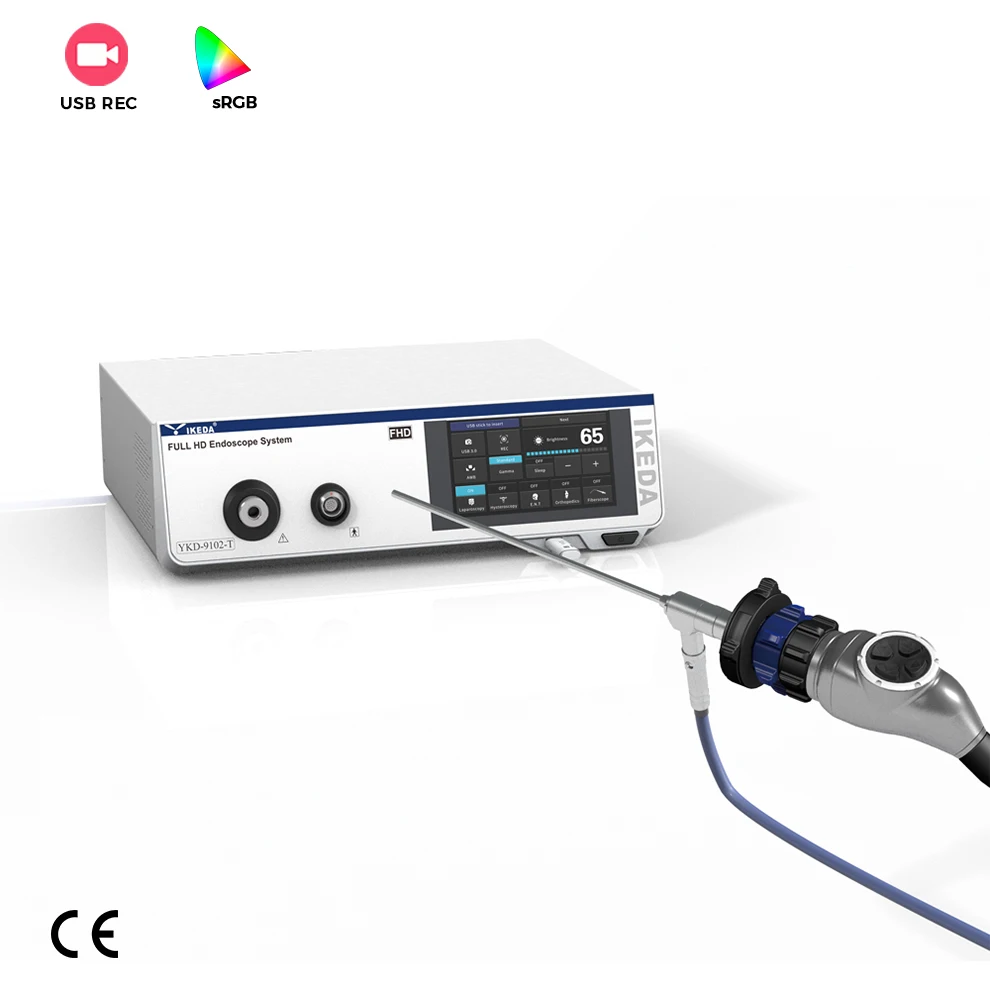 Ikeda New Cmos Led Integrated Ent Surgical Endoscopic Camera Rigid ...