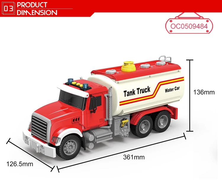 Bruder Fuel Truck - Gas Truck Toy for Kids with Sound