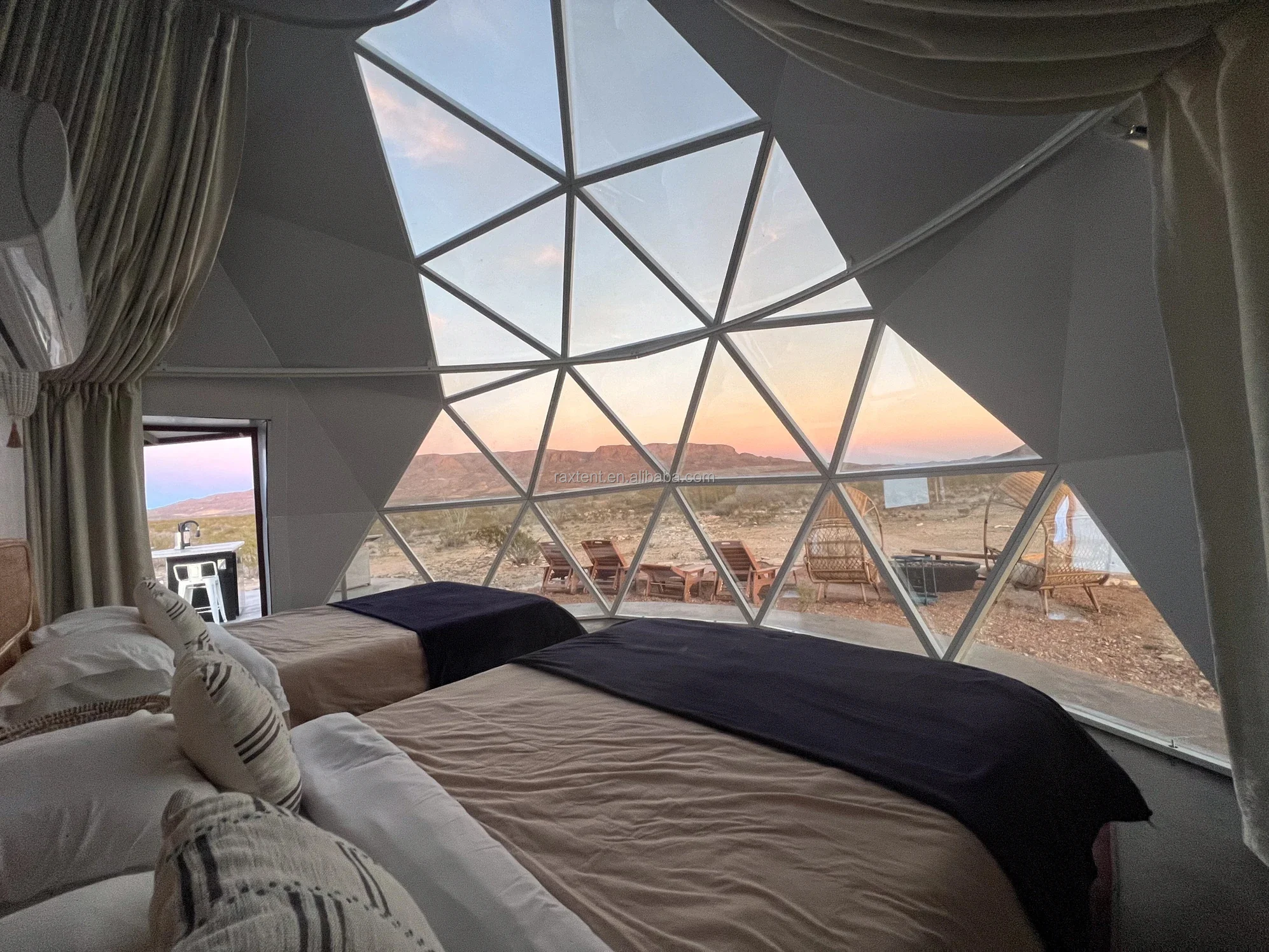 6M7M Geodesic Dome for Luxury Glamping - Durable & Stylish