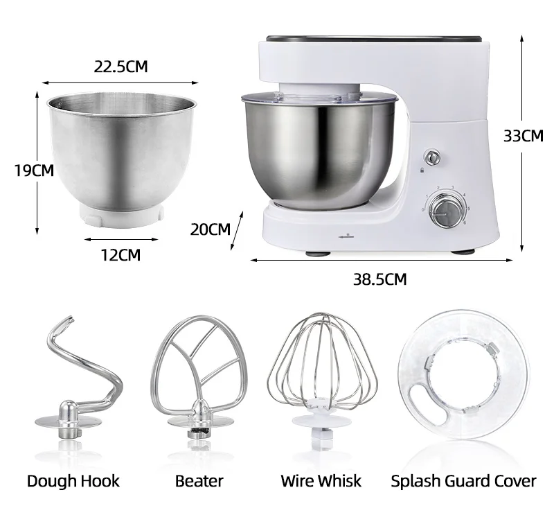 Kitchen Bakery Bread Dough Mixing Machine - Efficient & Versatile
