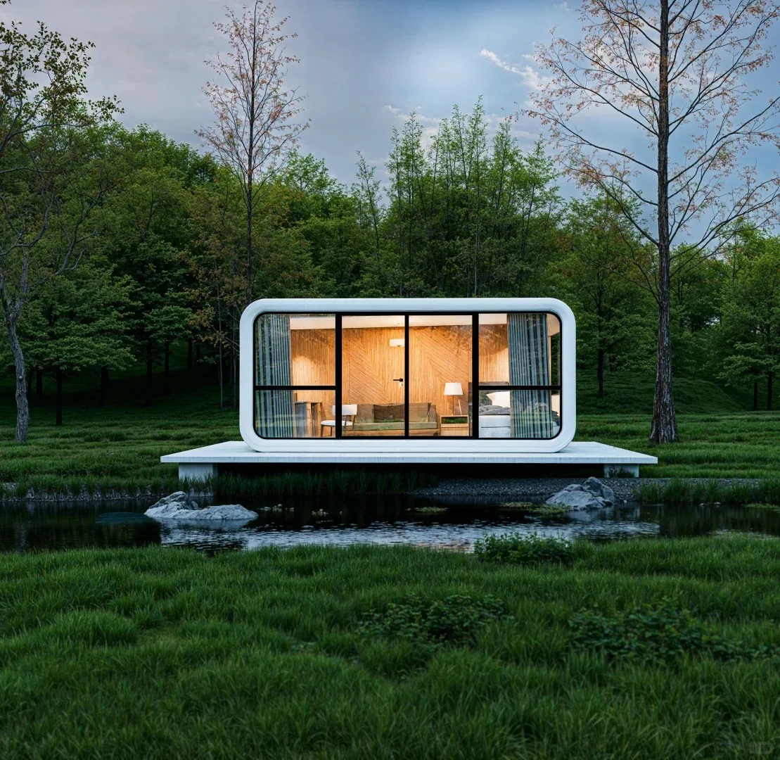 Luxury Modular Prefabricated Steel Structure Cottage House Waterproof ...