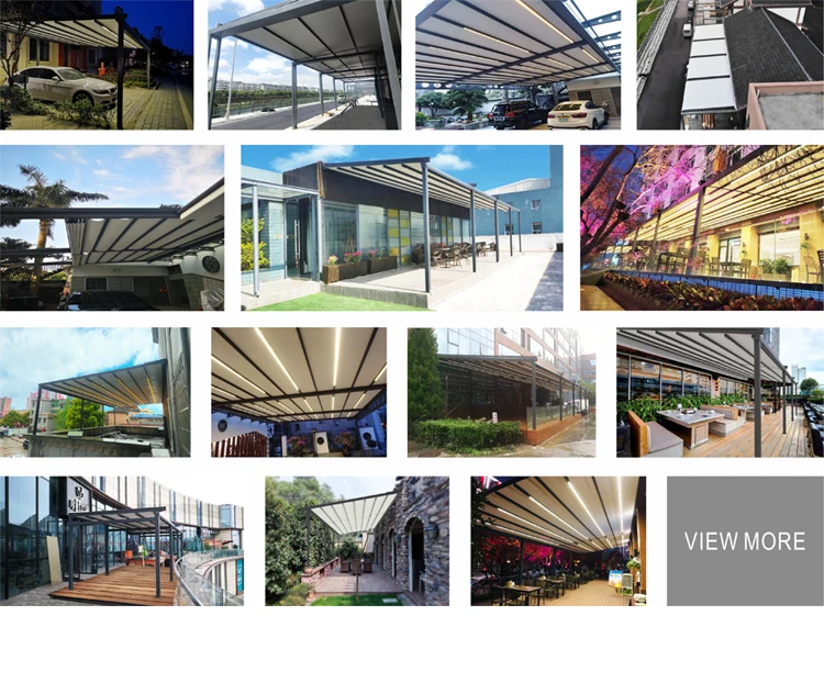 Motorized Retractable Pergola - Durable & Stylish Outdoor Cover