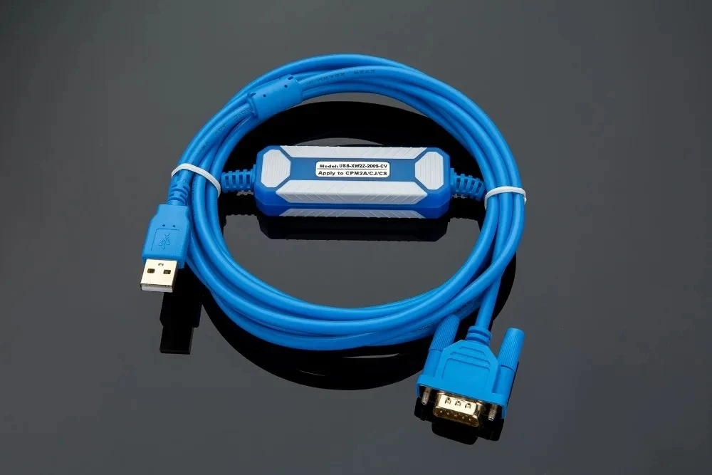 Amsamotion Upgraded Plc Programming Cable Usb Xw2z 200s Vh For Cqm1h Cpm2c Series Usb To Rs232