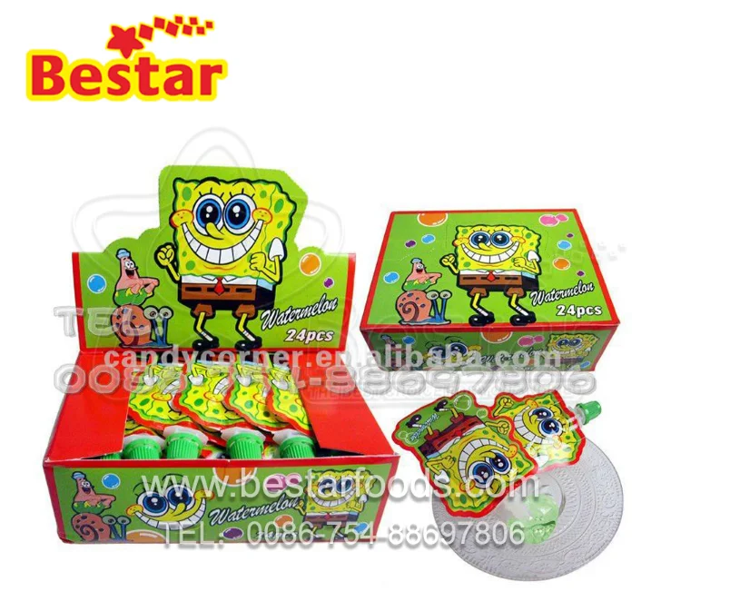 Spongebob Cartoon Design Candy Paste Fruit Flavor Juice Jam - Buy Fruit ...